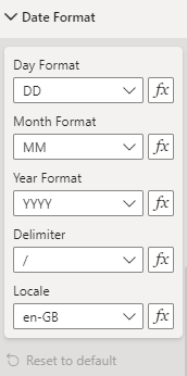 Date Format | SPC Charts for PowerBI